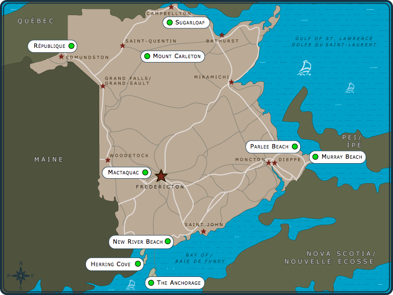 New Brunswick Provincial Parks Map – MYJUS